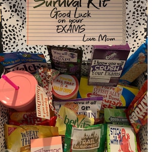 Final Exam Survival Kit College Care Package - Build Your Own: Snacks ...