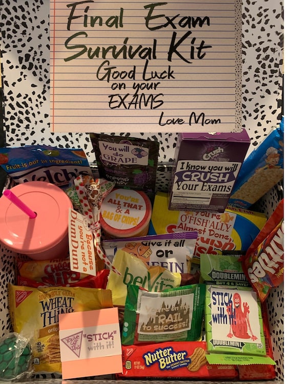 Testing Survival Kit Exam Survival Kit Price R150 Includes: Emergency