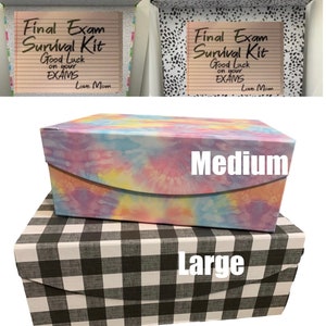 Final Exam Survival Kit College Care Package Build Your Own: - Etsy
