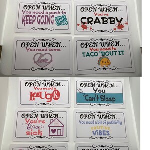 Open When Labels Over 60 Designs to Select From Plus FREEBIES With ...