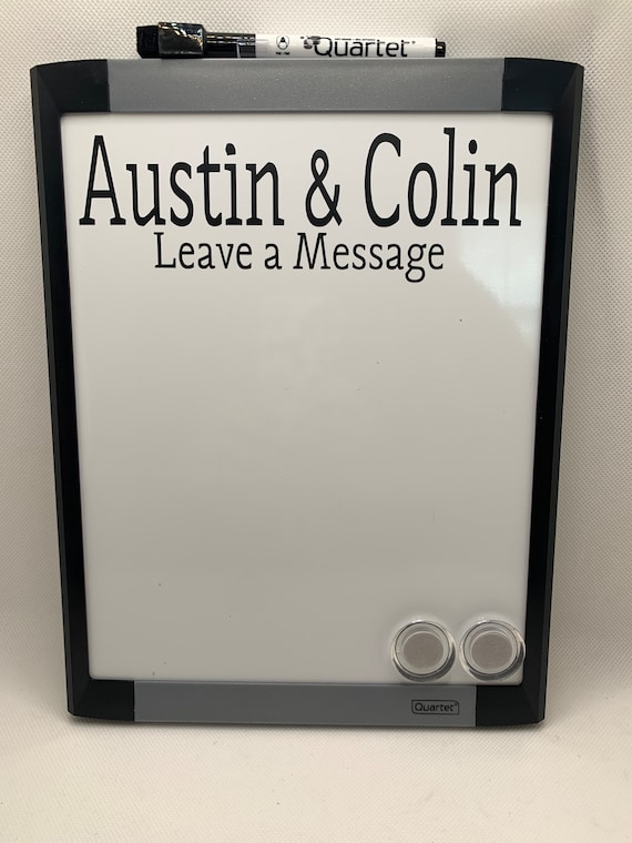 Personalized Dry Erase Whiteboard Perfect for College - Etsy