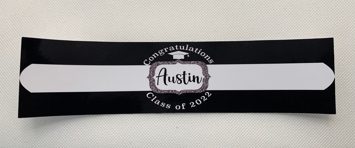 Personalized Graduation Party Water Bottle Labels Class of - Etsy