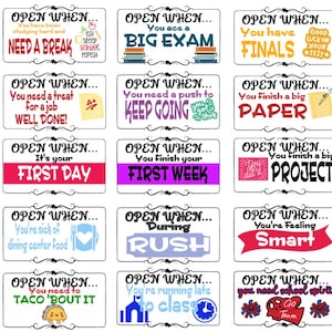 Open When Labels - Over 60 Designs to Select From! Plus FREEBIES With ...