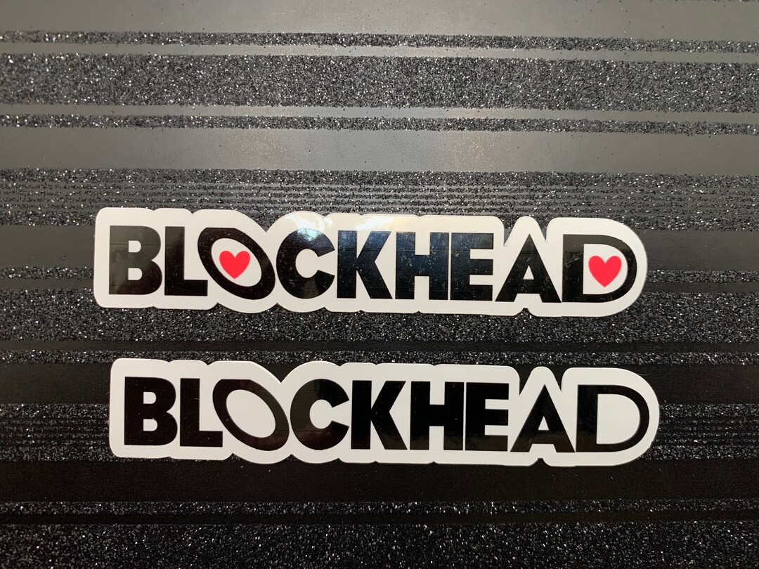 Blockhead Vinyl Sticker Perfect for Any True New Kids - Etsy