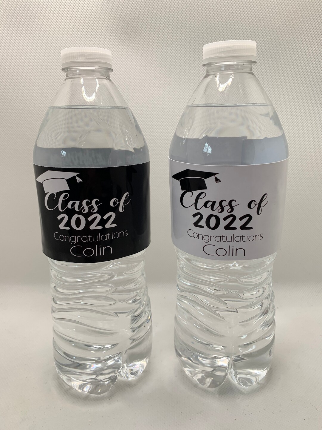 Personalized Graduation Party Water Bottle Labels Class of - Etsy