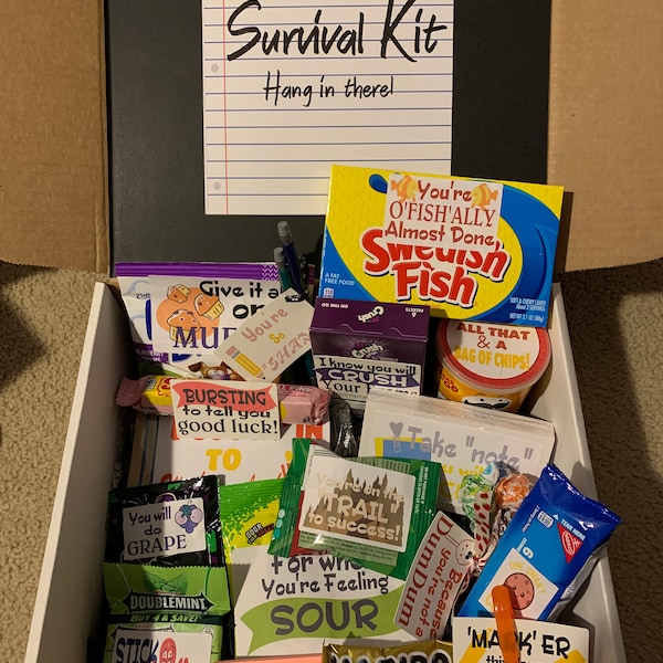 College Exams Survival Kit - Etsy