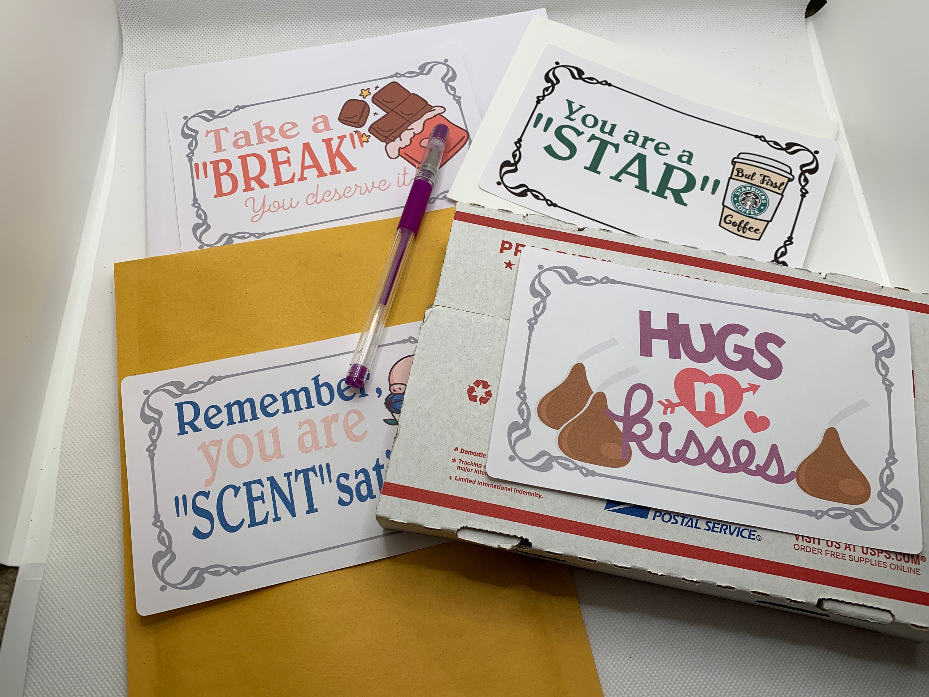 Care Package Labels Perfect for College Students. 23 to Choose - Etsy