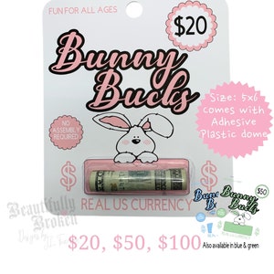 Bunny Bucks - Fun/creative Money Holder Easter Gift. Money Not Included ...