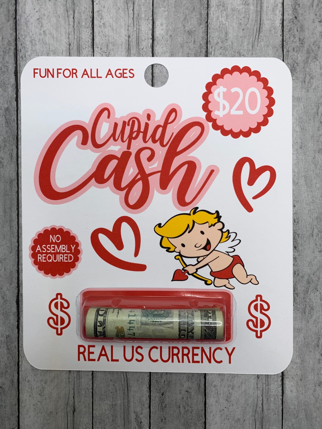 Cupid Cash Fun/creative Money Holder Valentines Day Gift. - Etsy