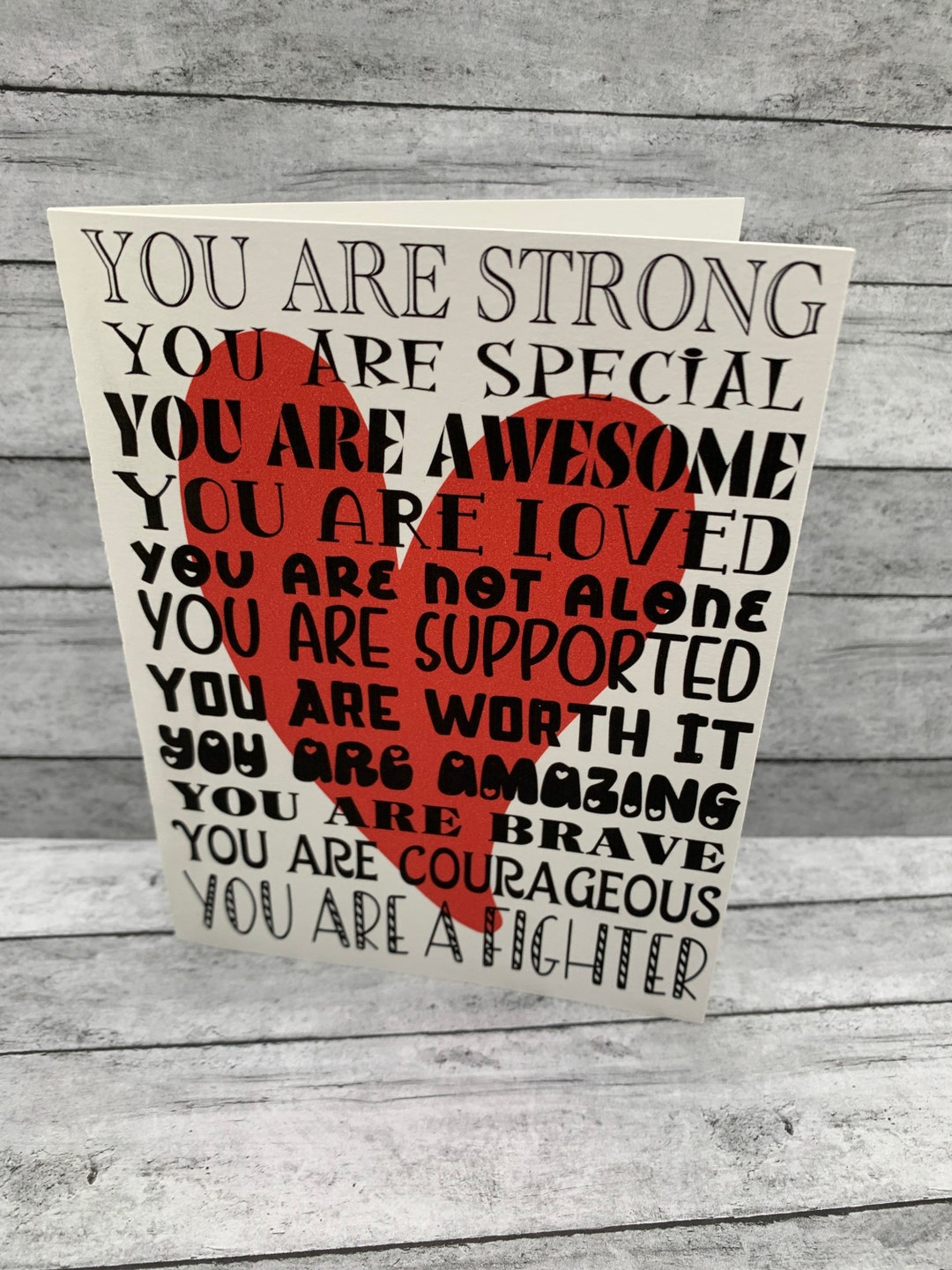 Motivational, Uplifting, Fighter Card for Friend or Loved One Fighting ...