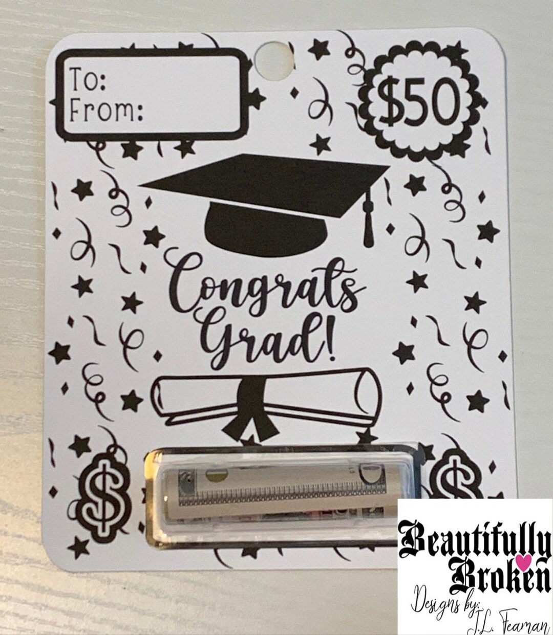 Graduation Money Card - Fun/creative Money Holder Graduation Gift ...