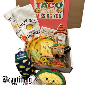 Taco Care Package, Taco Themed Gift Set, College Care Package, Taco ...