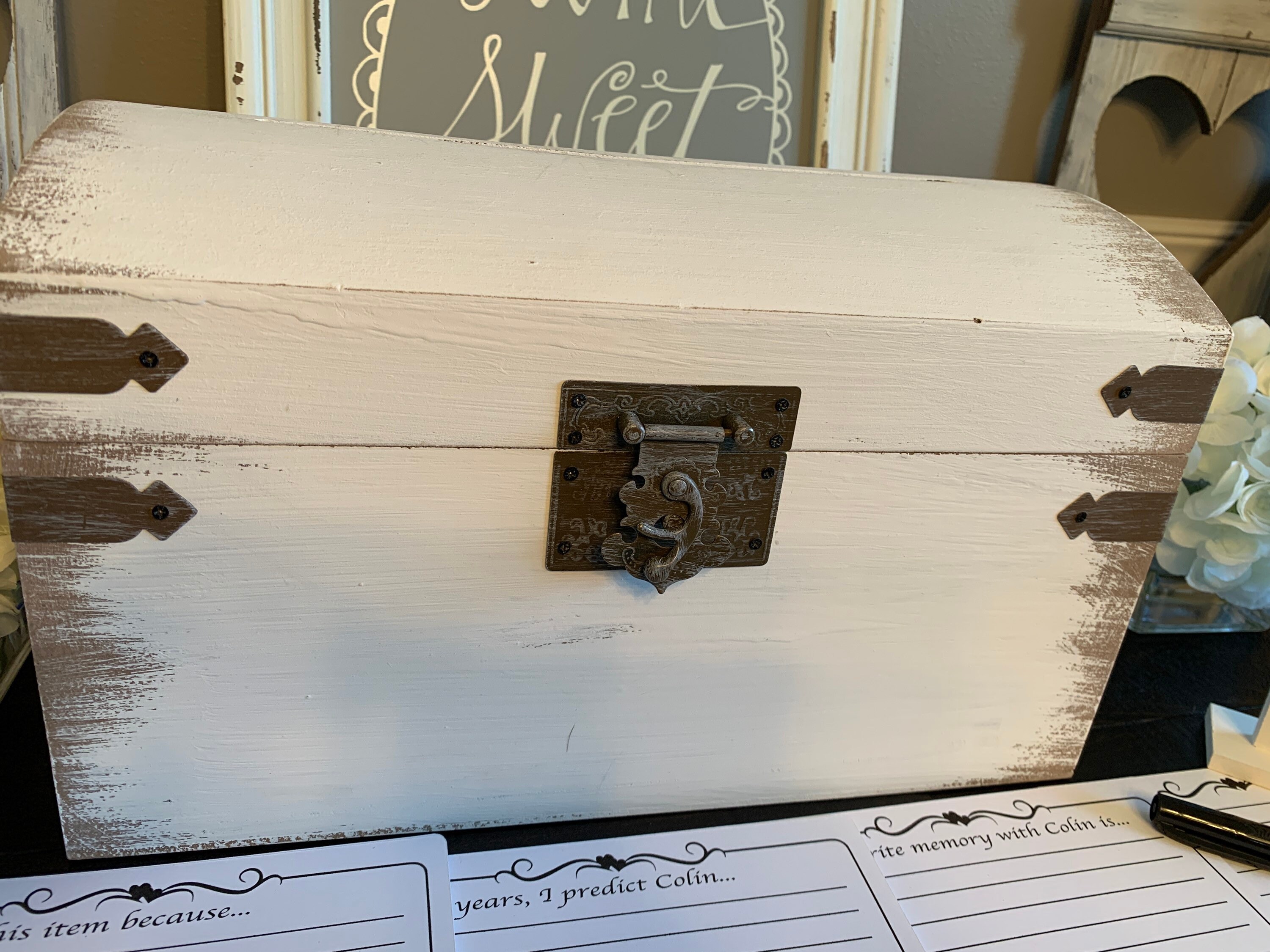 Graduation Party Time Capsule- Personalized. Comes With Box, Sign, and ...