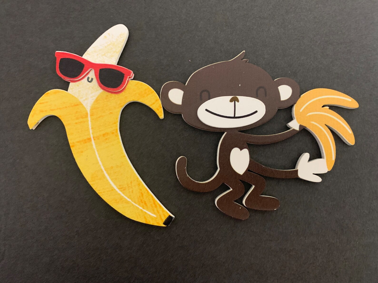 Monkey/banana Themed Care Package Box Decor/stickers/labels - Perfect ...