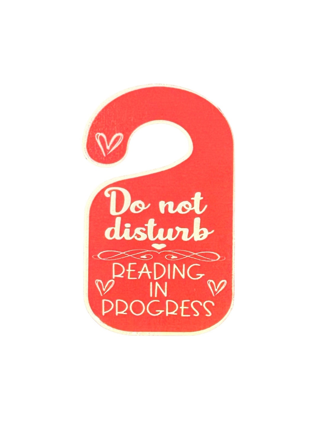 Do Not Disturb Reading in Progress Vinyl Sticker, Holographic Sticker ...