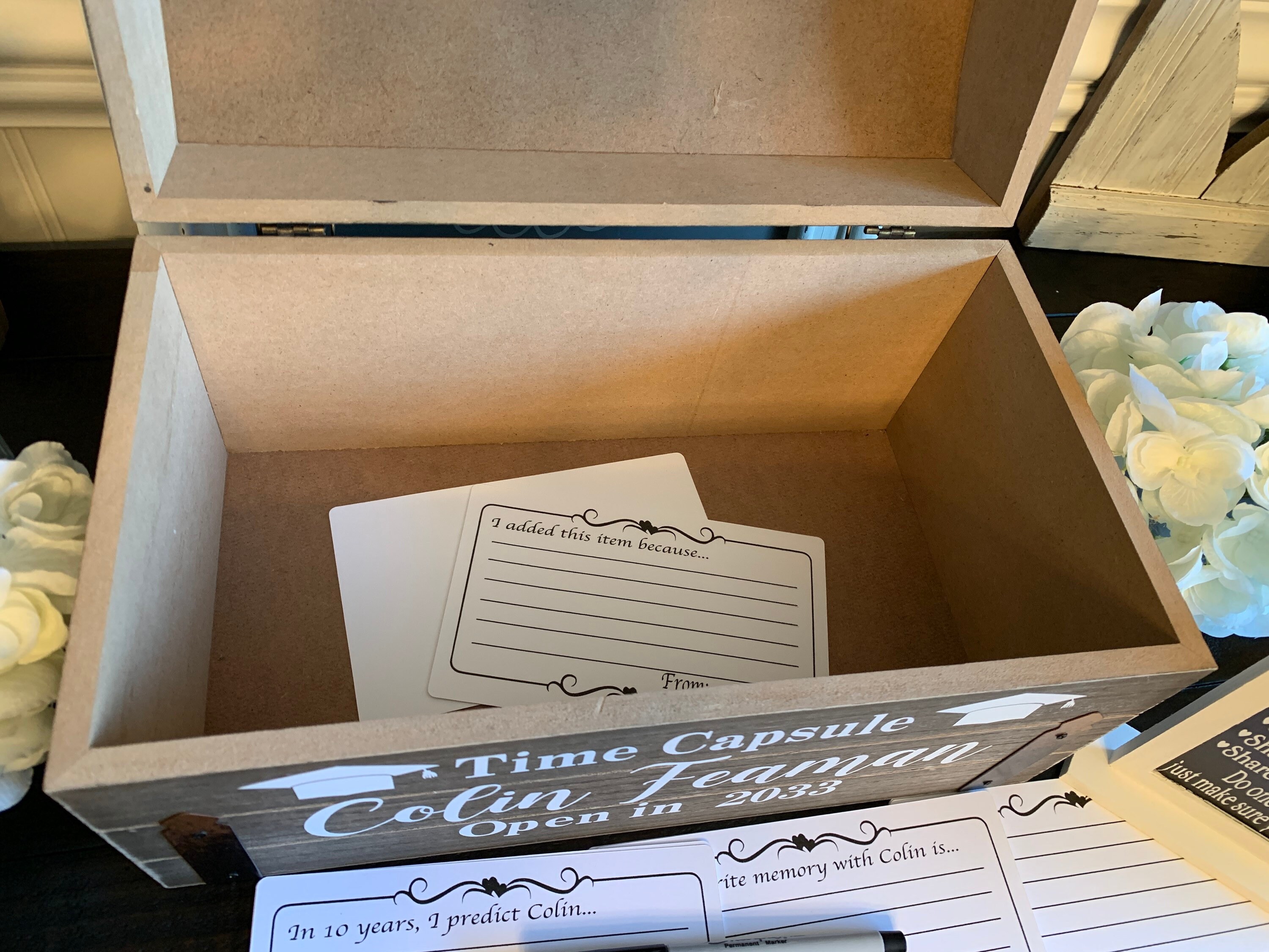 Graduation Party Time Capsule Personalized. Comes With Box - Etsy