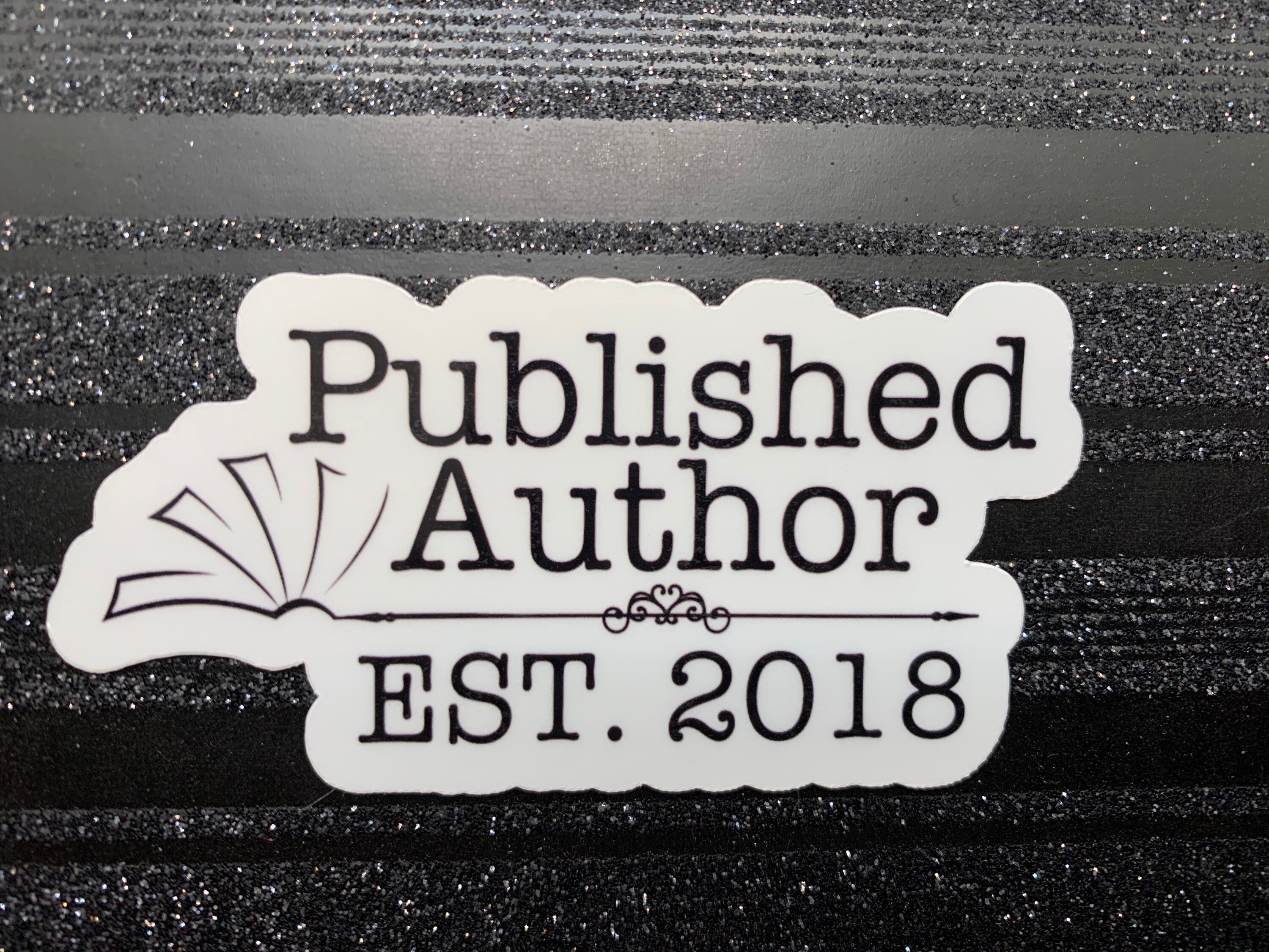 Customized Vinyl Sticker for Authors/writers Published - Etsy