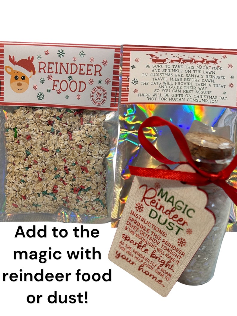 Personalized Christmas Eve Kit. Several Options-milk & Cookies, Hot ...