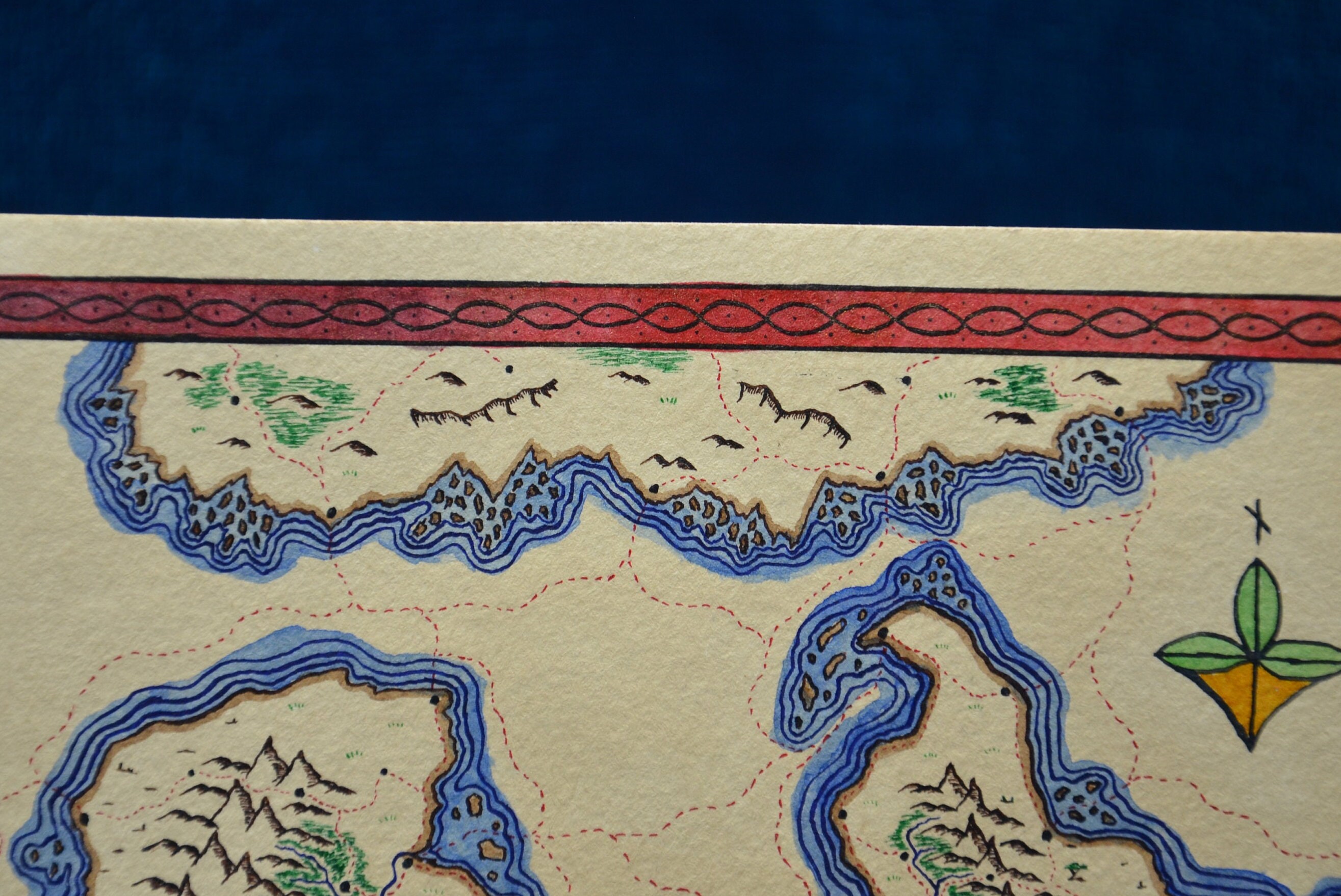 Karthhulm - Original Hand Made Fantasy Map - Etsy
