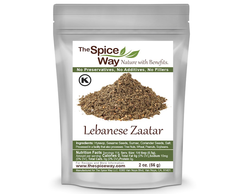 Traditional Lebanese Zaatar zatar / Za'atar / Zahatar / - Etsy