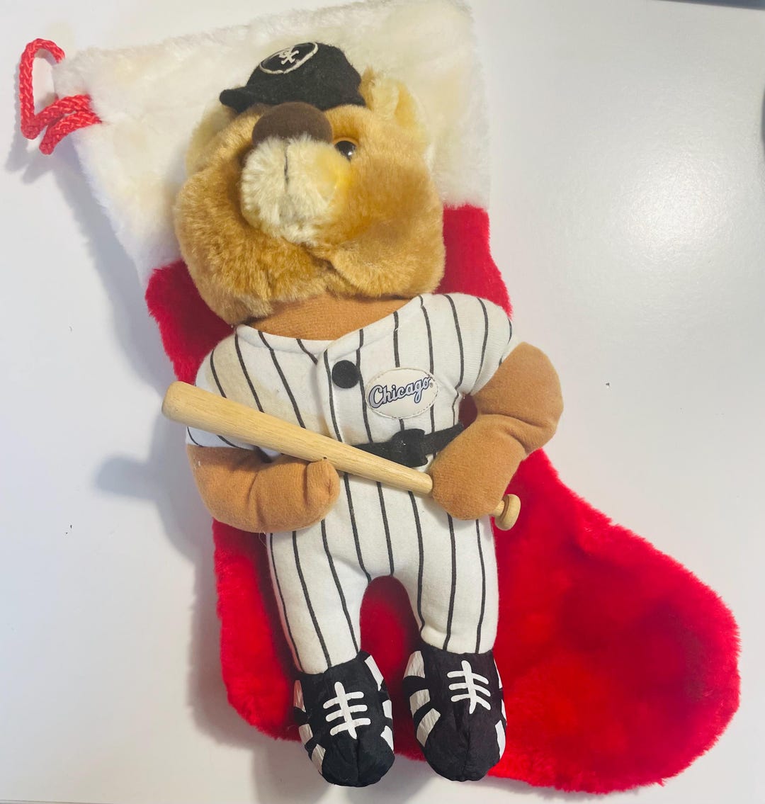 Vintage (1993) MLB Chicago White Sox Plush Bear Christmas Stocking - Etsy