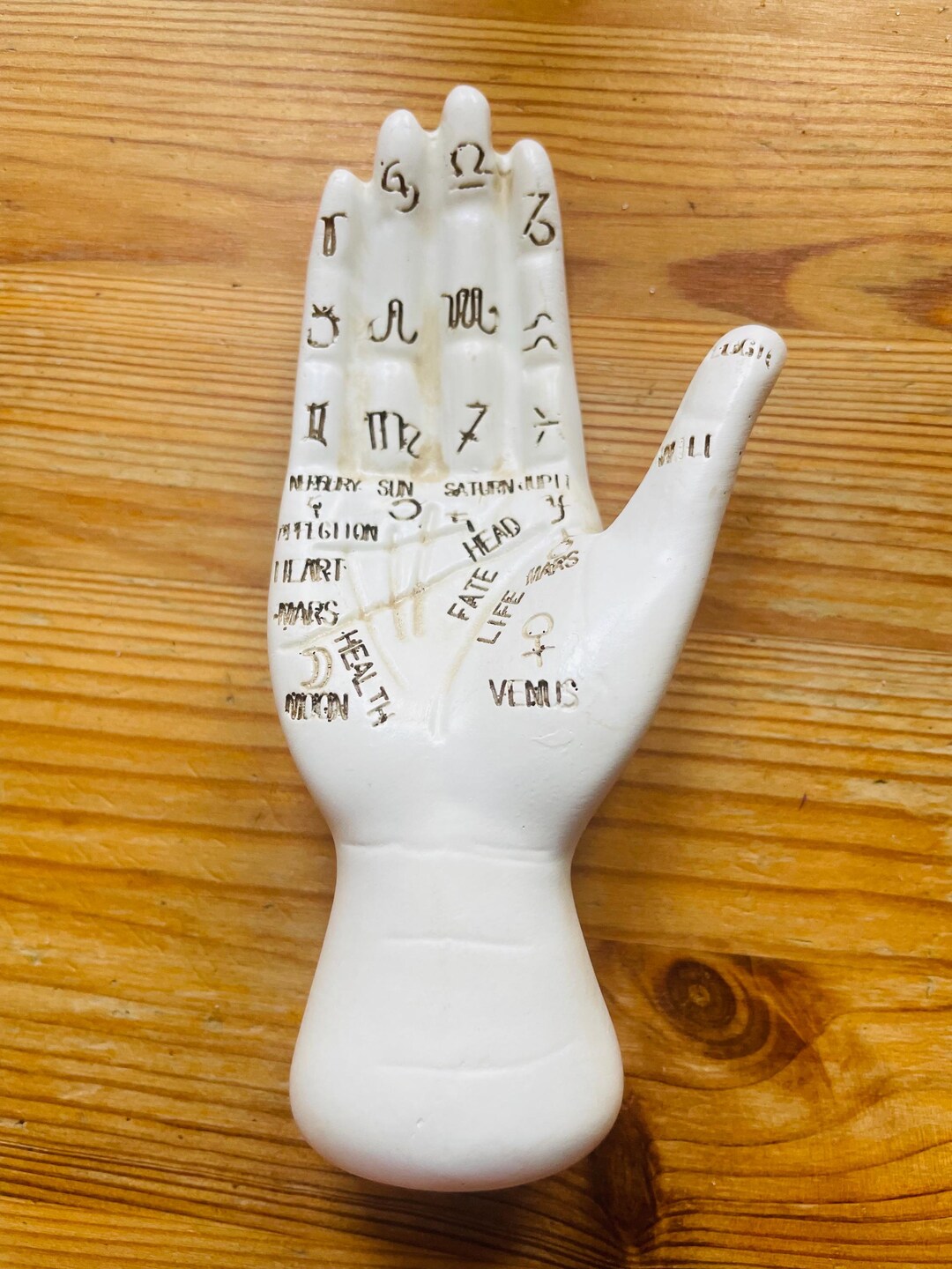 Palmistry Hand Figure 5 Inches - Etsy