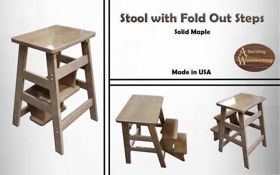 Stool With Steps | Etsy