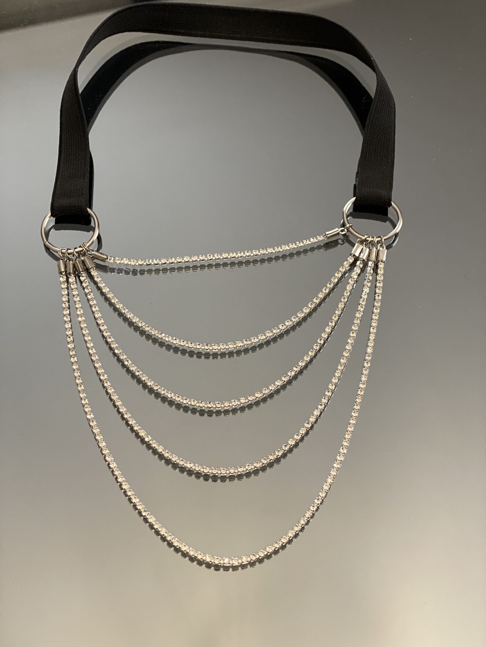 Body Jewelry Silver Leg Chain, Dainty Body Chain, Bikini Body Jewelry ...