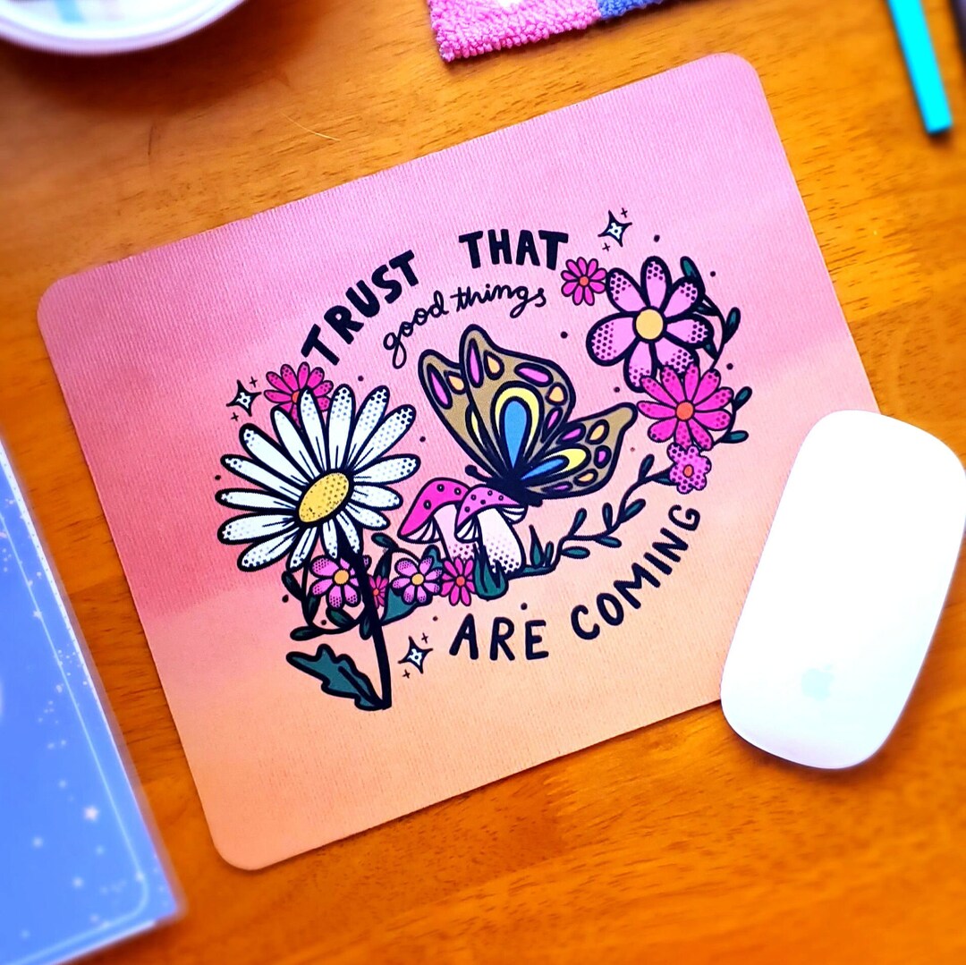 Good Things Are Coming MOUSEPAD Cute Mousepad Workplace - Etsy