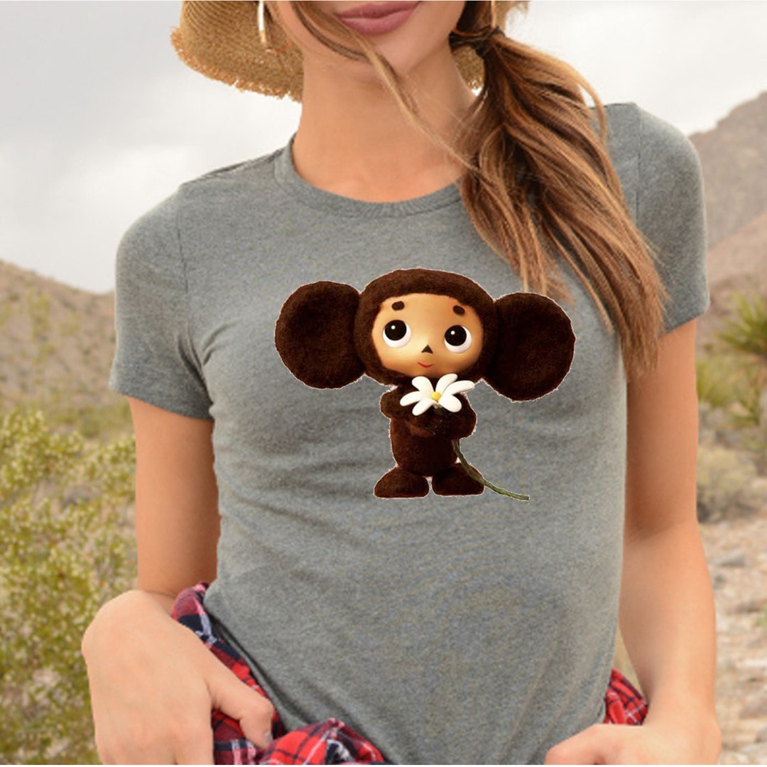 Cheburashka Tee Shirt, Cheburashka Birthday Gift, Soviet Russian ...