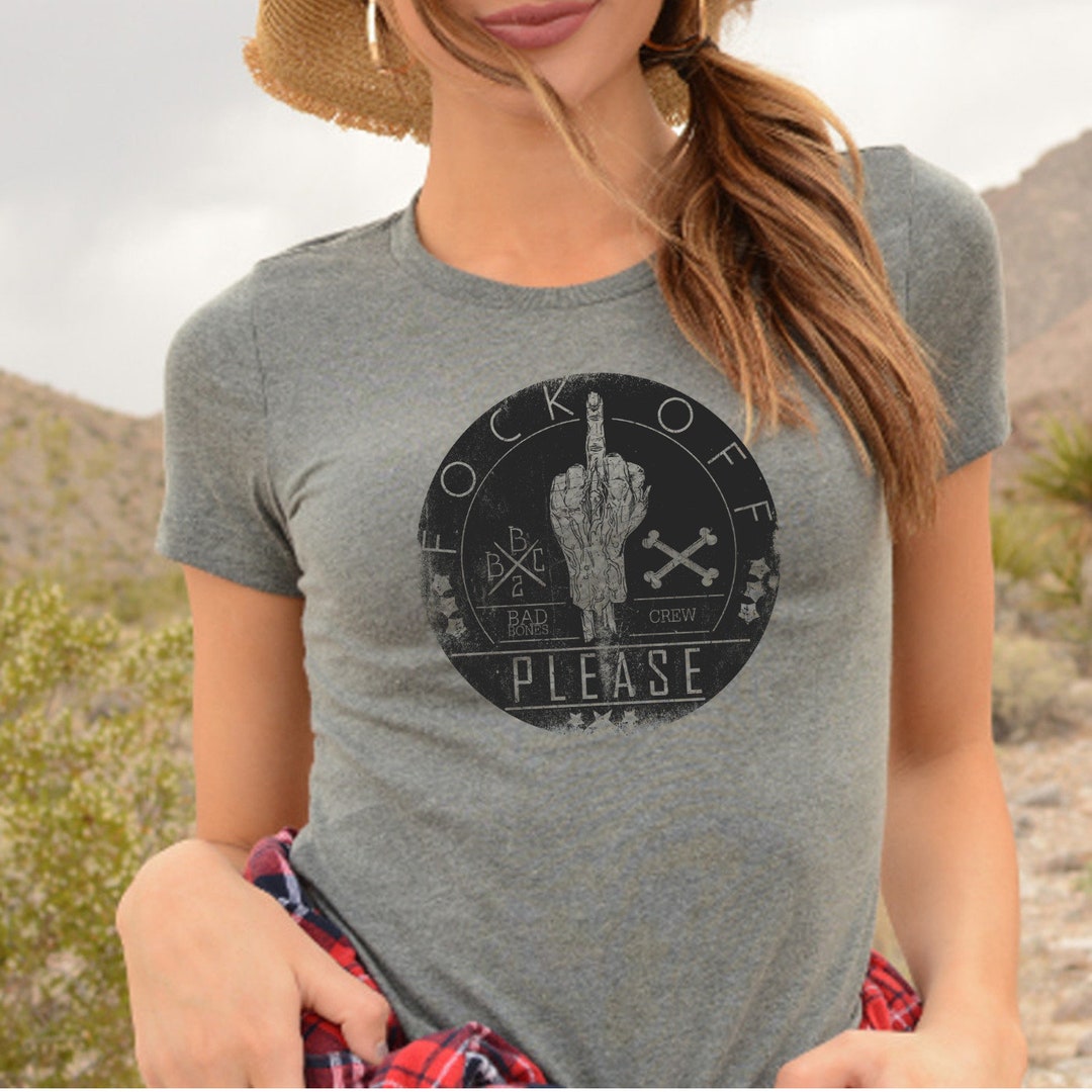 Fock Off Please Funny T-shirt en britannique pour dire Fuck Off, T ...