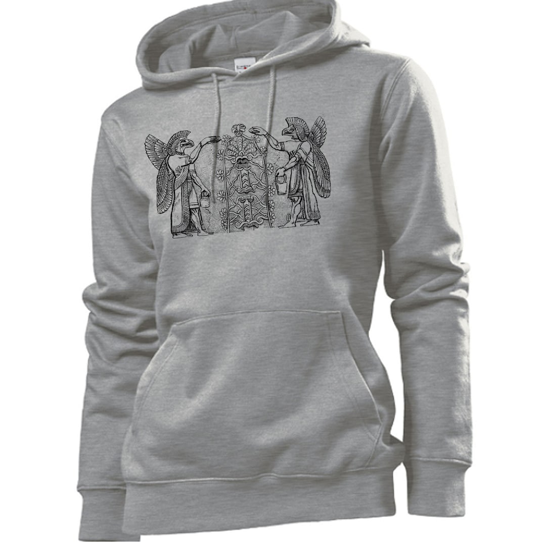 Annunaki Hoodie, Tree of Life Ancient Sumerian Gods Hoodie, Mesopotamia ...