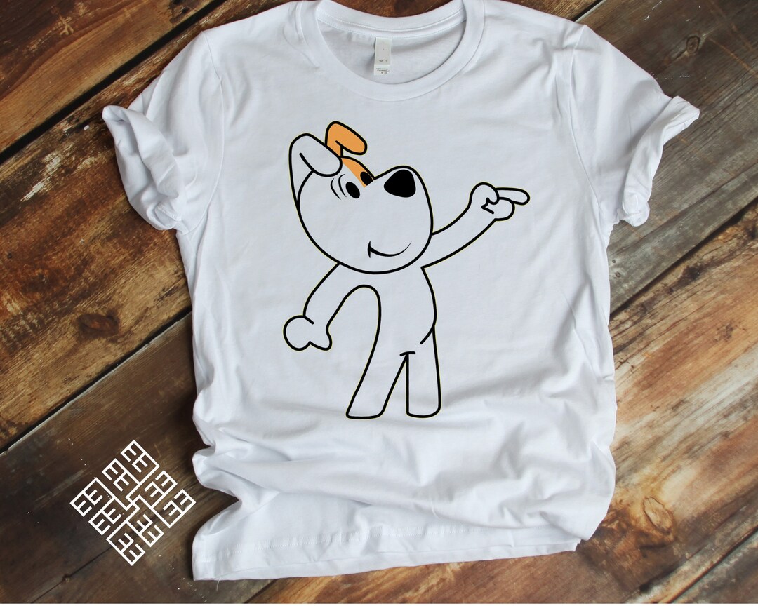 Reksio Tee Shirt, Polish Animated TV Series Cartoon Character Dog ...