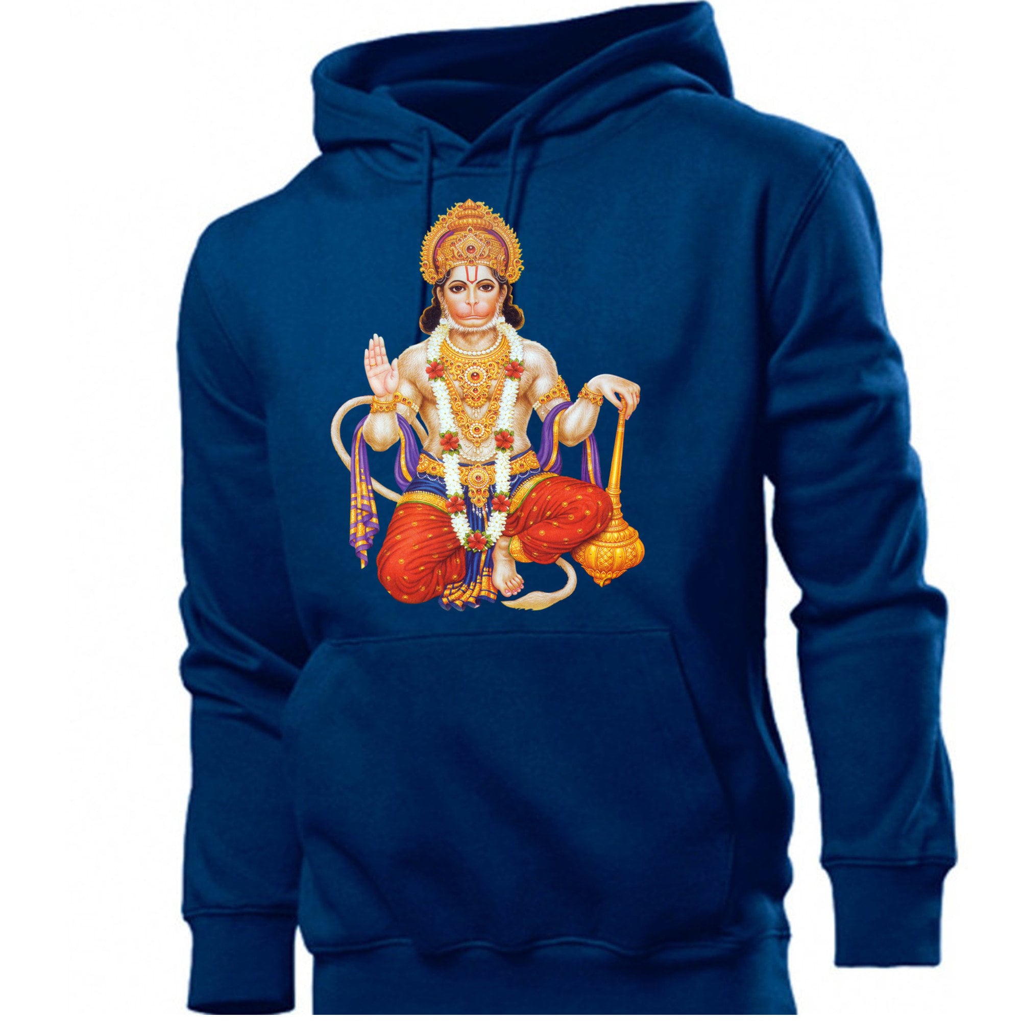 Hanuman Hoodie, Hindu Monkey God Hoodie, Spiritual Religious Ramayana ...