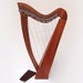 27 Strings Celtic Lever Harp, Detachable Leg Harp, Irish Harp, Handmade ...