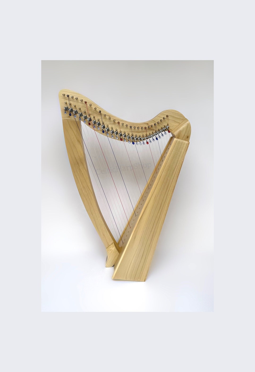 27 Strings Celtic Irish Lever Harp Folk Harp Concert Harp - Etsy
