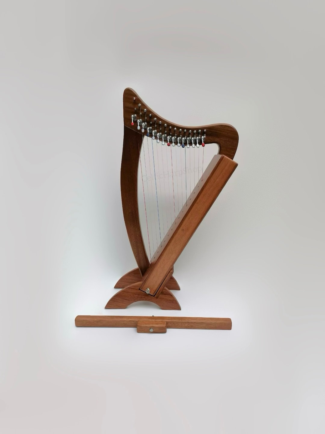 15 String Lap Harp, Musical Instrument, Made With Beech Wood Comes With ...