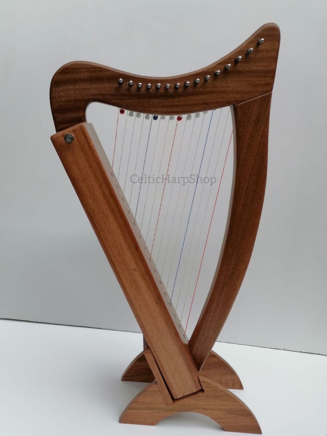 15 String Lap Harp, Musical Instrument, Made With Beech Wood Comes With ...