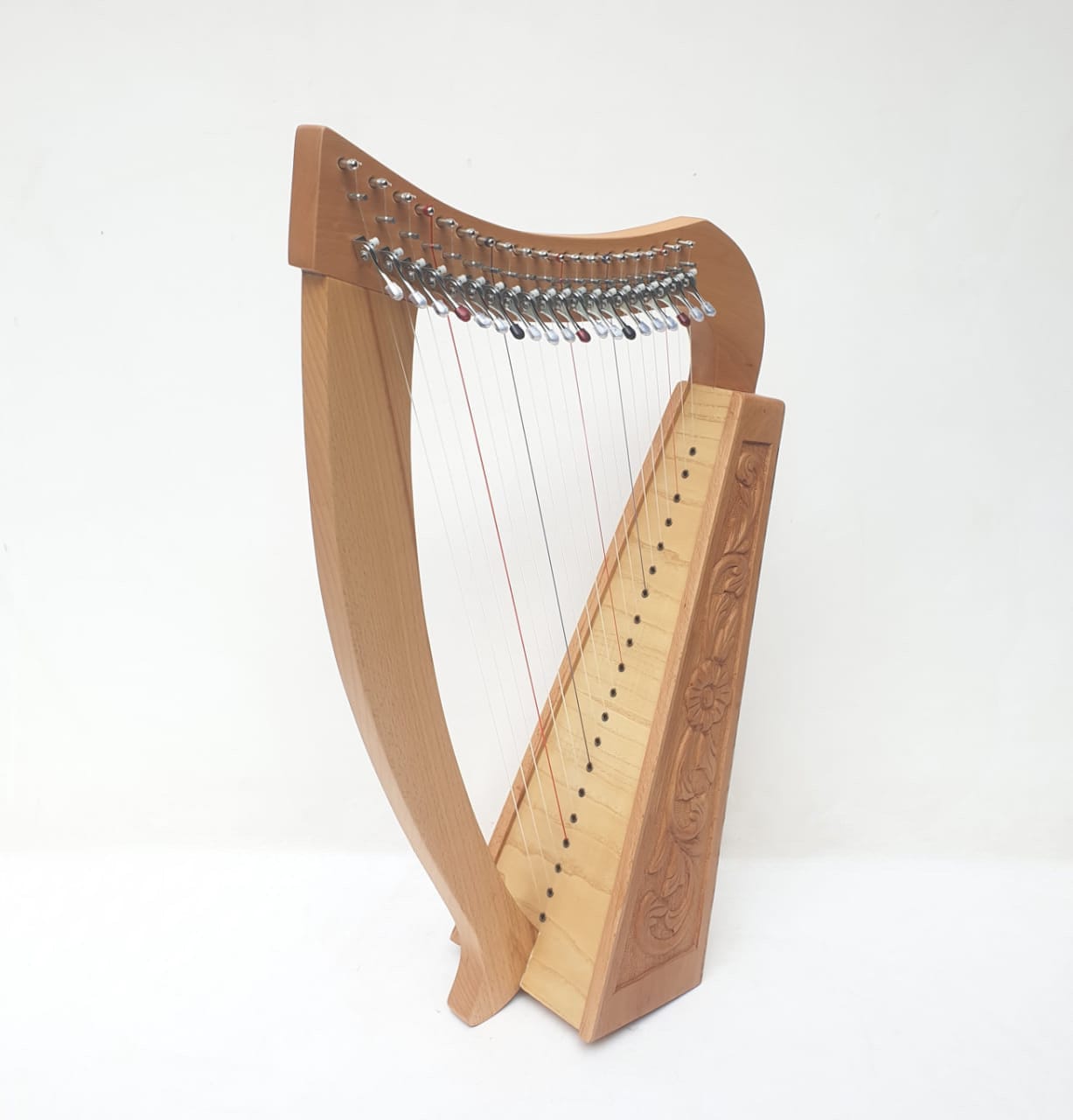 19 Strings Baby Harp, Irish Harp, Folk Harp, Celtic Music | Handmade ...