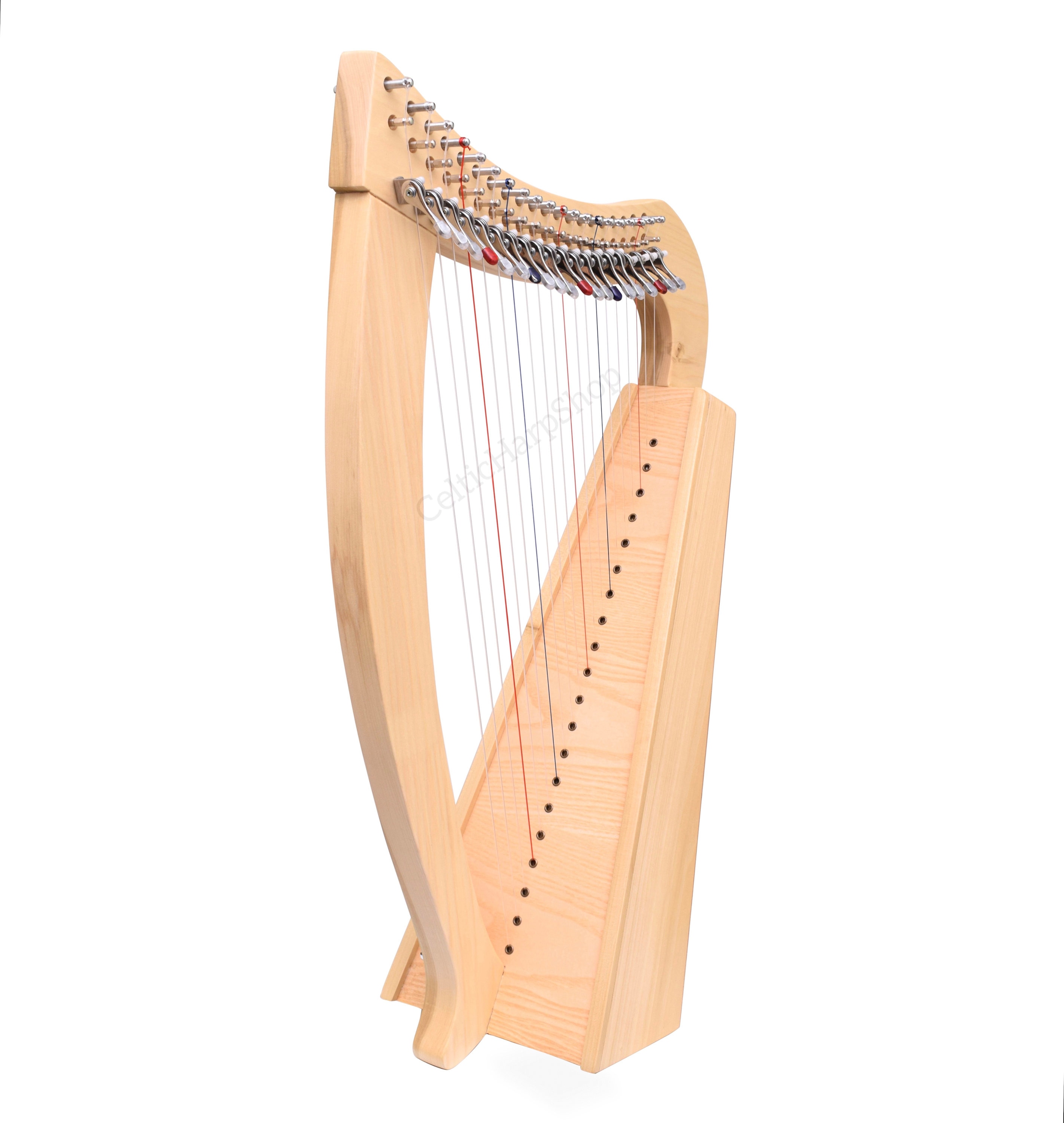 20 String Celtic Lever Harp: Handmade Maplewood Irish Folk Instrument ...