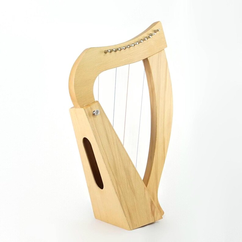 12 Strings Baby Harp, Student Harp, Irish Harp, Celtic Harp | Handmade ...
