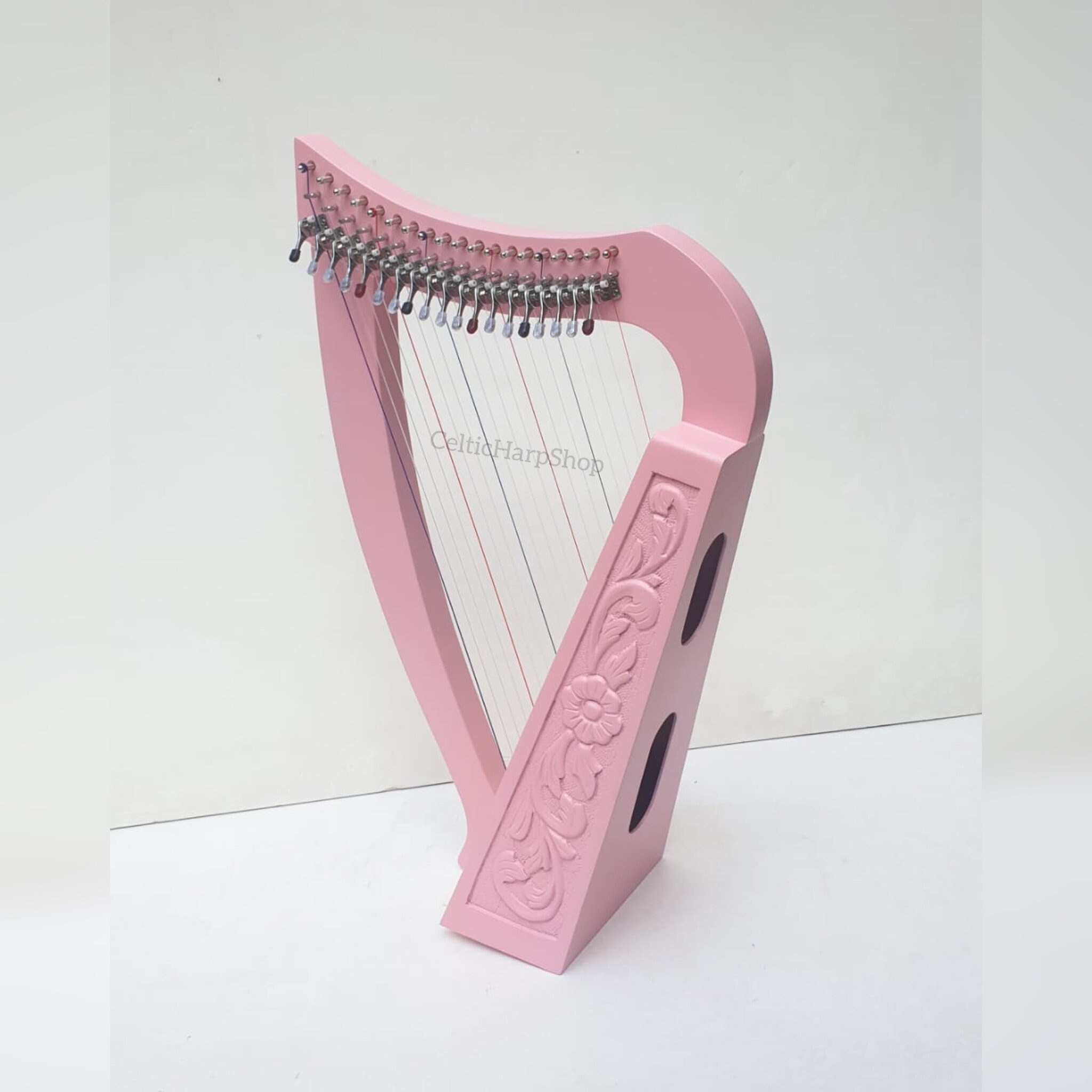 19 Strings Baby Harp, Irish Harp, Folk Harp, Celtic Music | Handmade ...