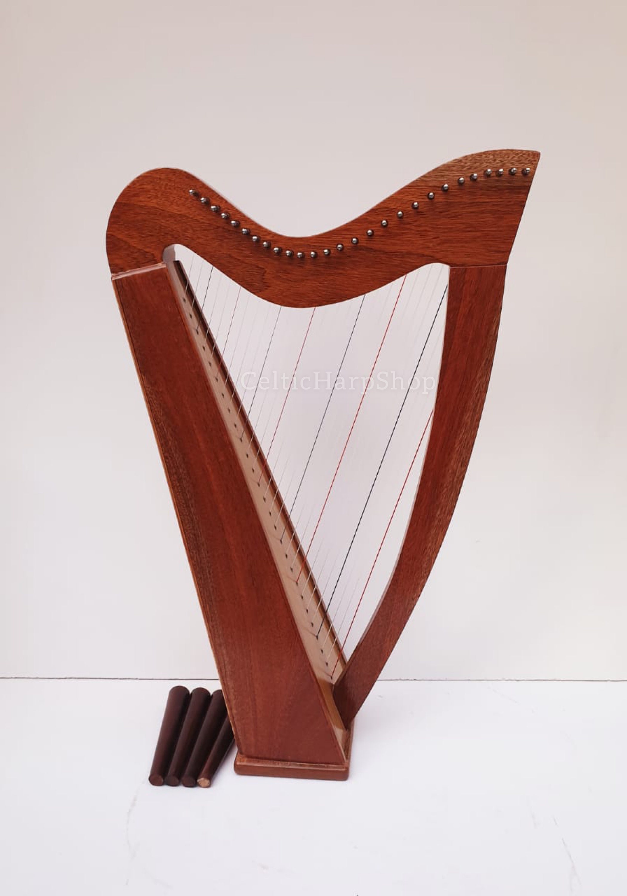 27 Strings Celtic Lever Harp, Detachable Leg Harp, Irish Harp, Handmade ...