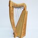 17 Strings Baby Harp, Irish Harp, Folk Harp Made With Beech Wood Comes With Padded Carry Bag ...