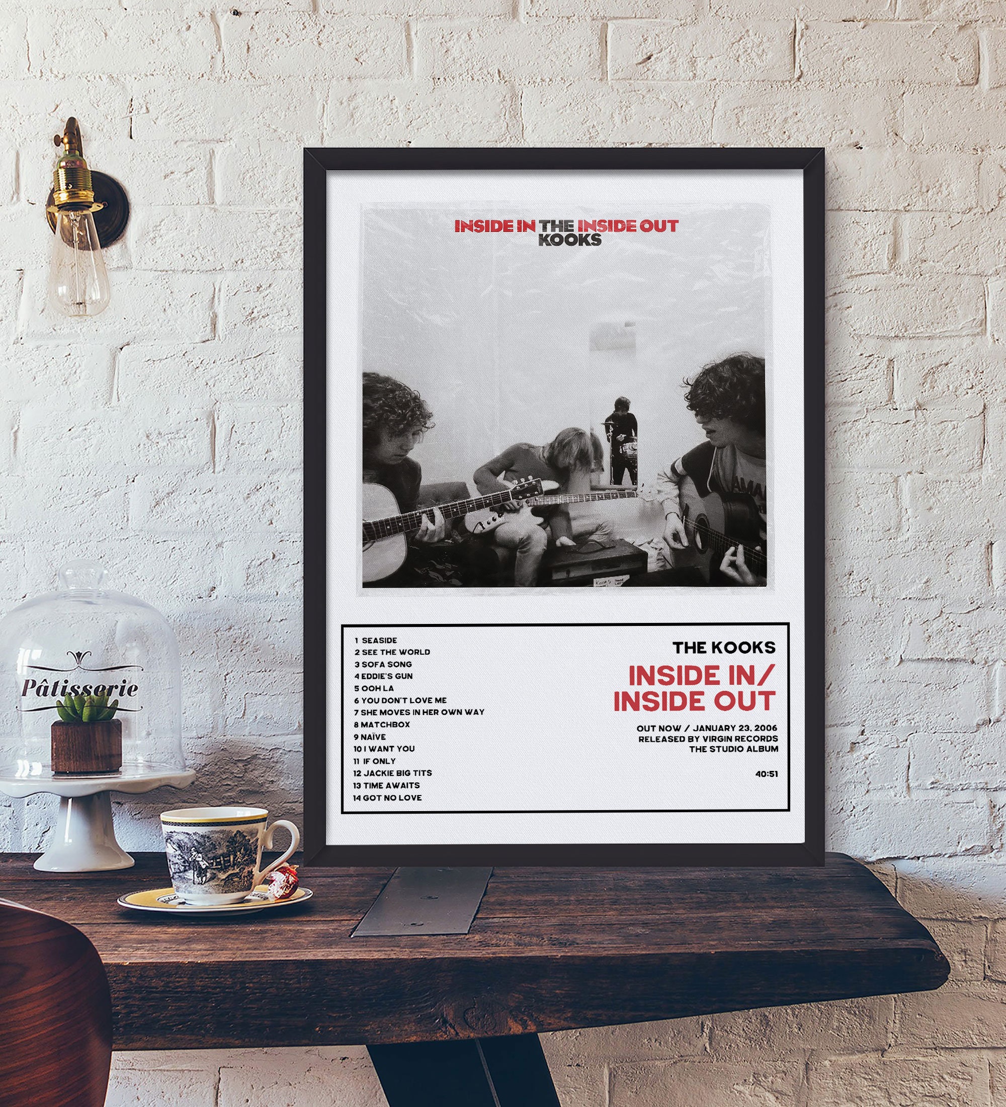 Wall Hangings Prints The Kooks Tour Poster Inside In Inside Out 2006 ...