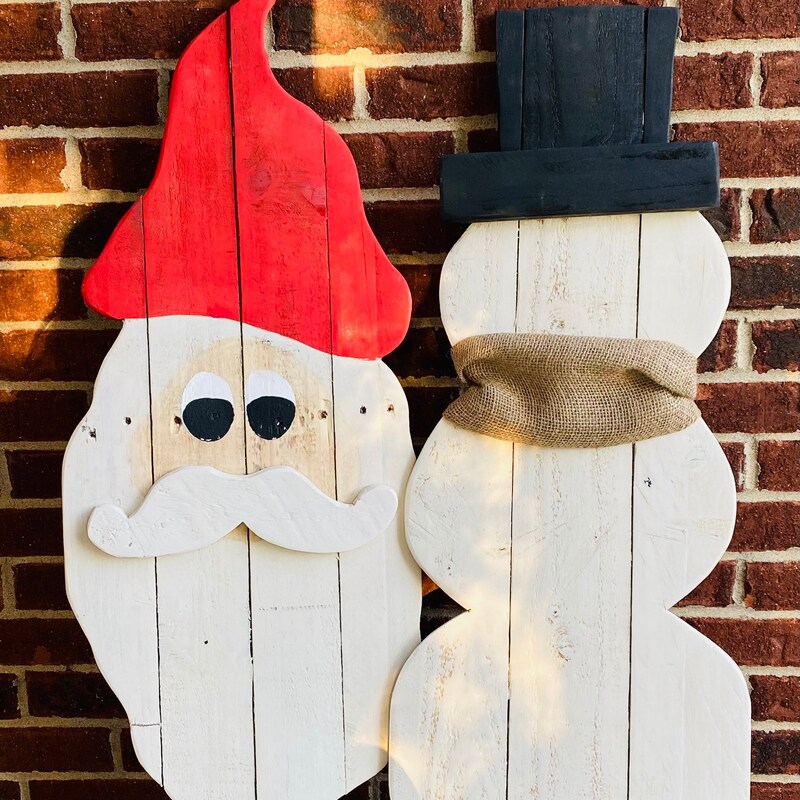 Crate Snowman - Etsy