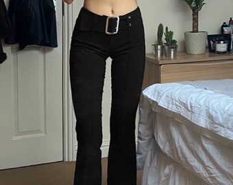 Aesthetic Low Rise Jeans - Etsy