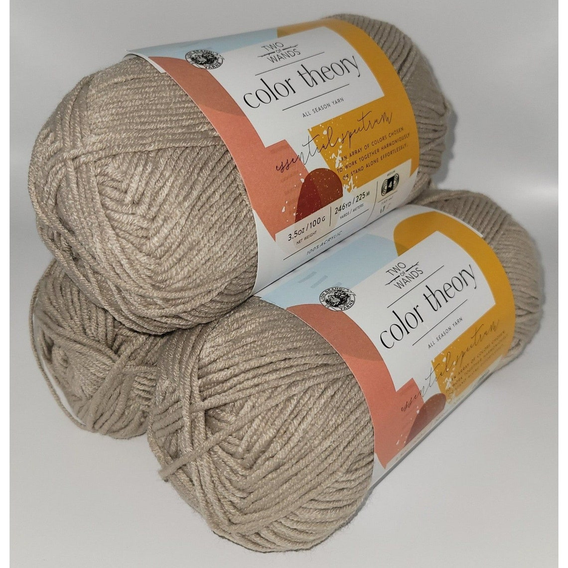 Two of Wands Color Theory Yarn Lot of 3 Skeins in Bone - Etsy