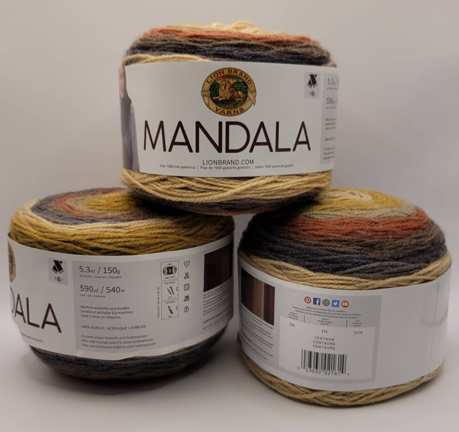 Mandala 3 Centaur Soft DK 3 Yarn for All Projects Melinas - Etsy