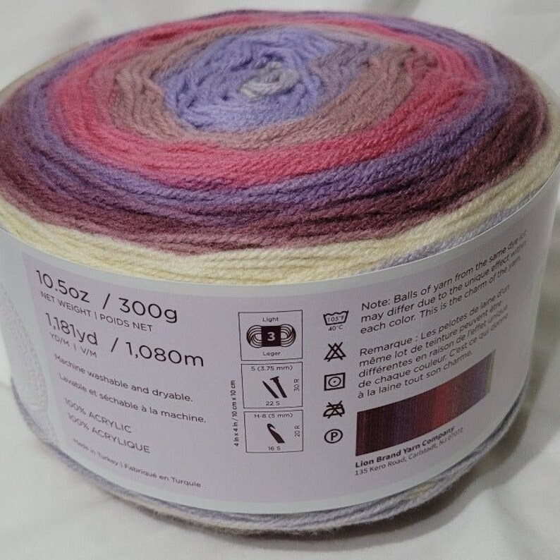 Lion Brand Mandala Bonus Bundle Yarn Cake in Wood Nymph - Etsy